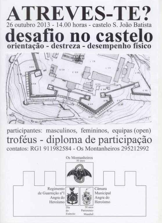 "DESAFIO NO CASTELO", PROVA DE ORIENTAÇÃO, DESTREZA E DESEMPENHO FÍSICO ...